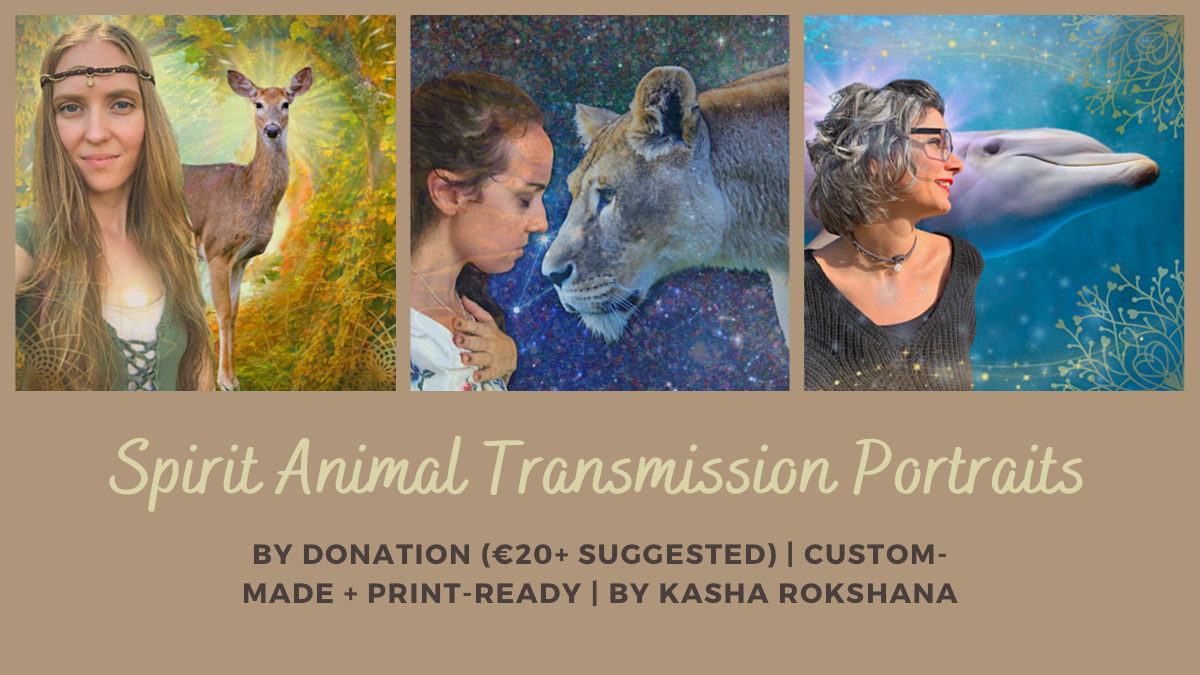 Custom-Made Spirit Animal Transmission Portraits by Kasha – Divine Self ...